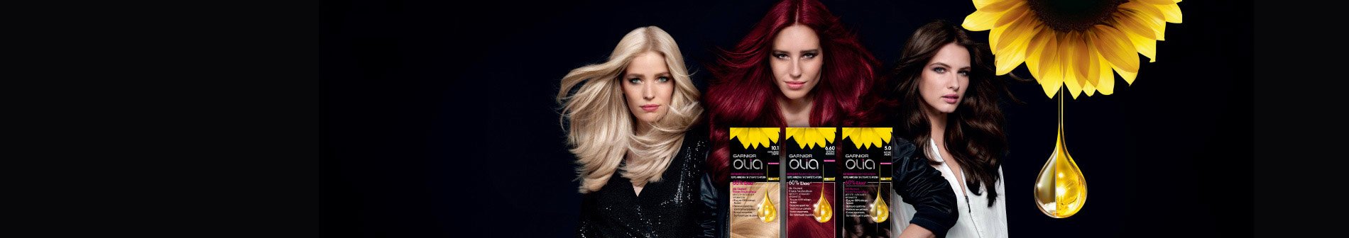 Olia: Βαφή Μαλλιών χωρίς Αμμωνία με 60% Έλαια | Garnier